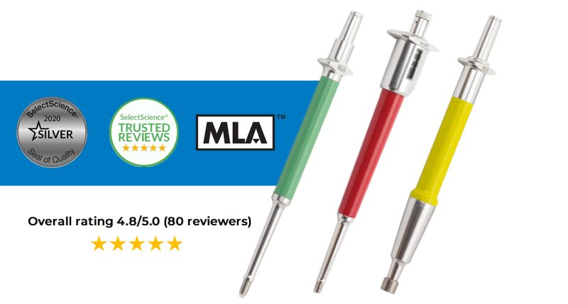 MLA Pipettes Earn a Silver Seal of Quality