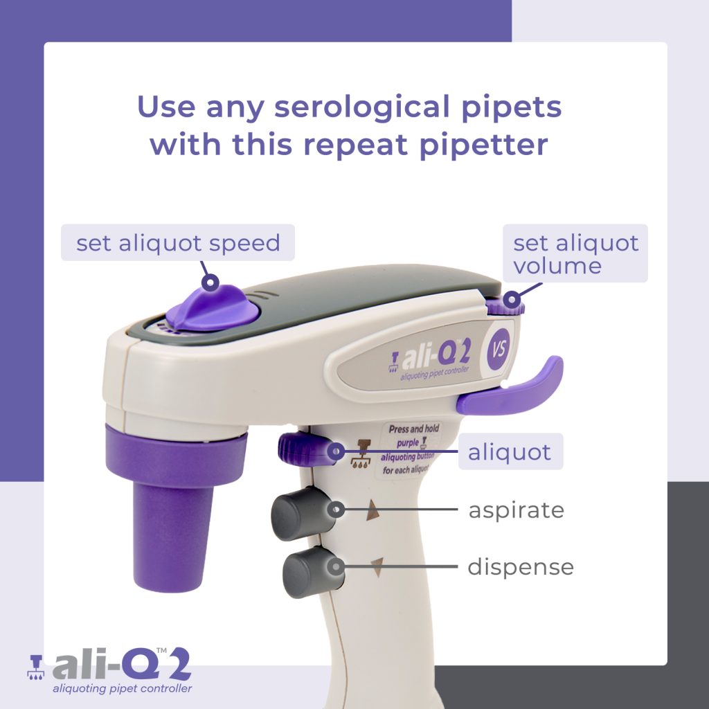 Relief for tedious repeat pipetting using serological pipets